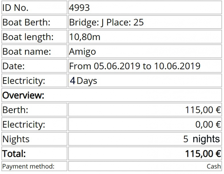 Berth management - Marina-Management-Yabook